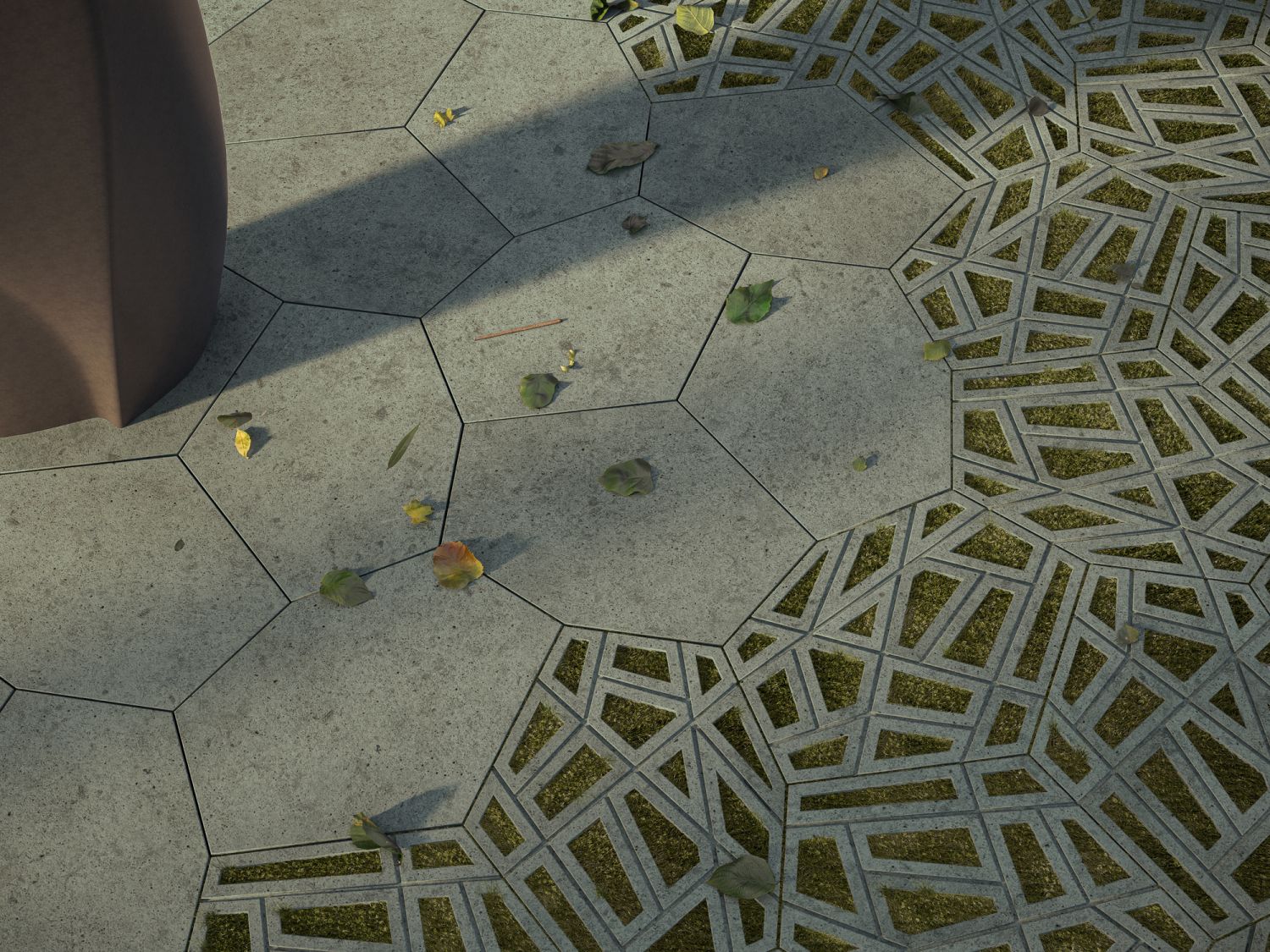 Grid | Deer Concrete | Grass paver, grass concrete tile, permeable ...