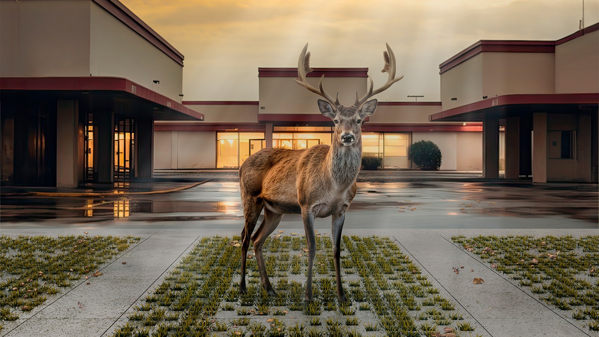 Grid | Deer Concrete | Grass paver, grass concrete tile, permeable ...