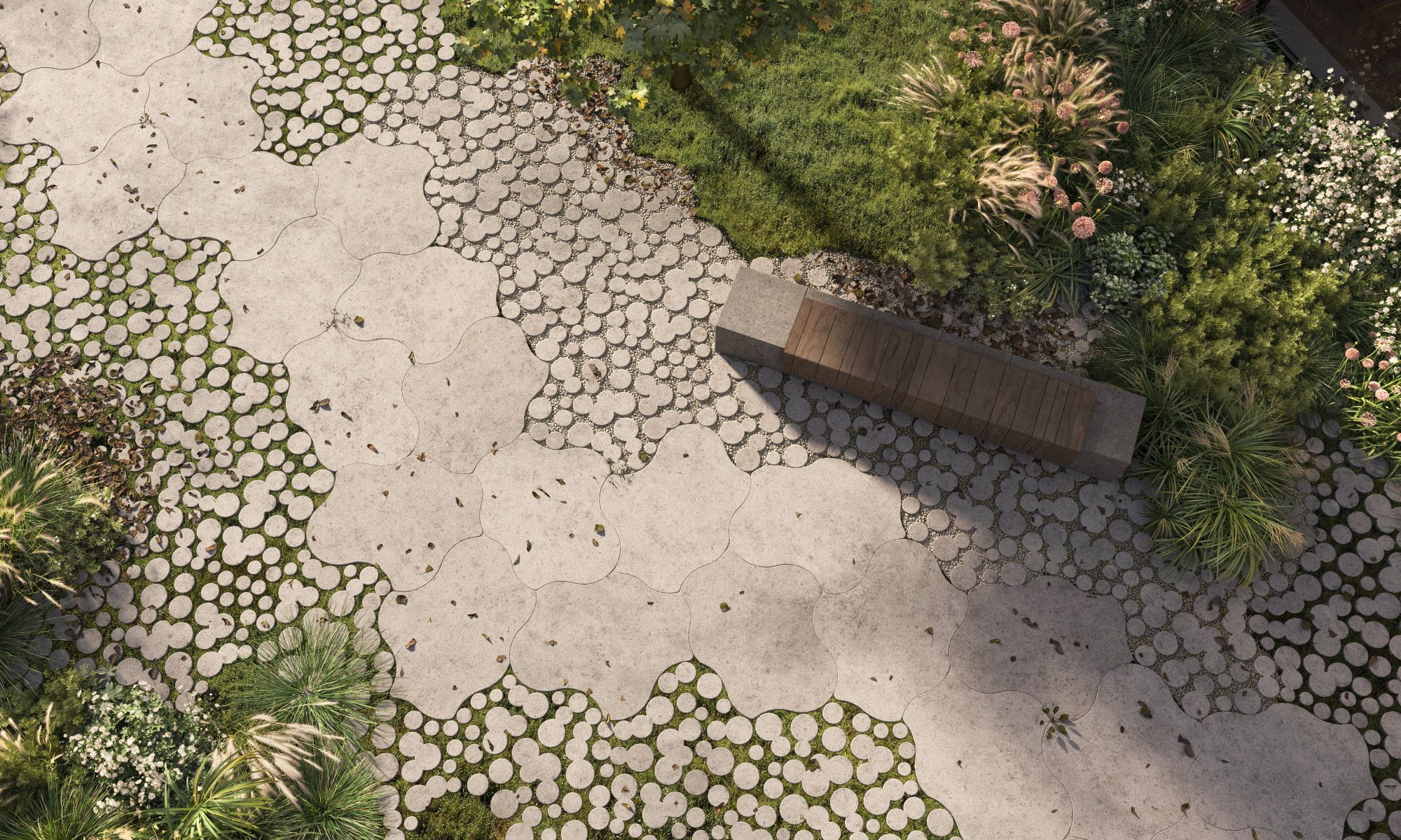 Organic | Deer Concrete | Dalle alvéolée, perméabilisation du sol ...